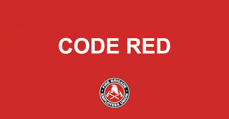CODE RED - Roster Officers - Fire Brigade Employees Union